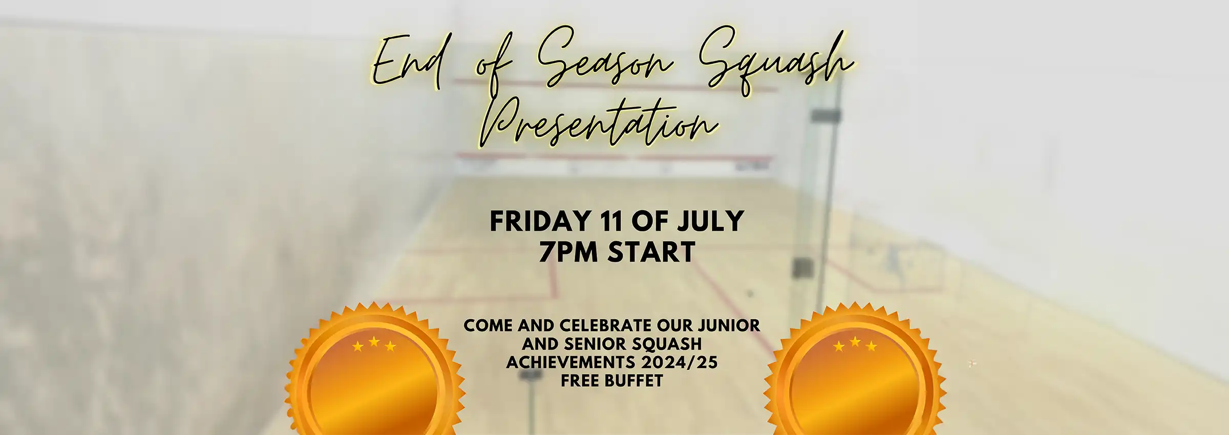 2024-2025 End of Season Presentation – Pontefract Squash & Leisure Club